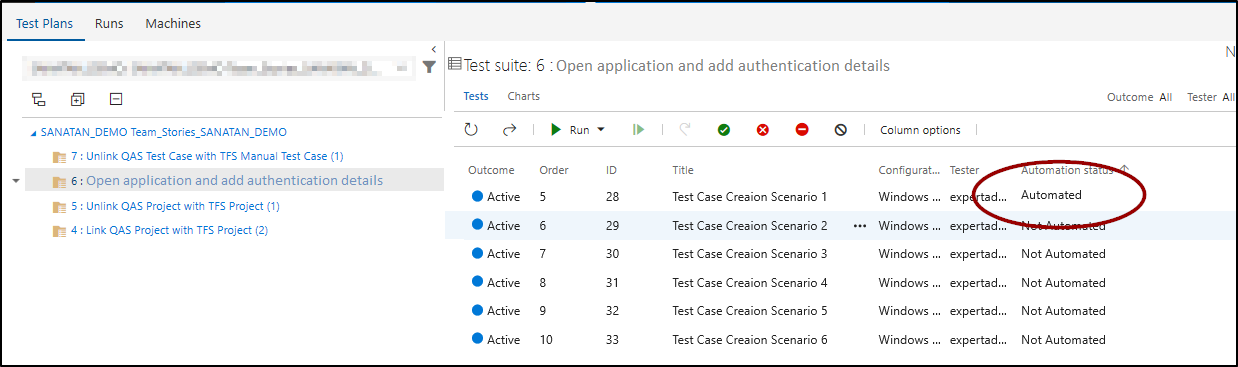 Publish Test Cases for Execution