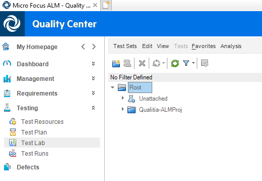Working with Qualitia Test Cases in ALM