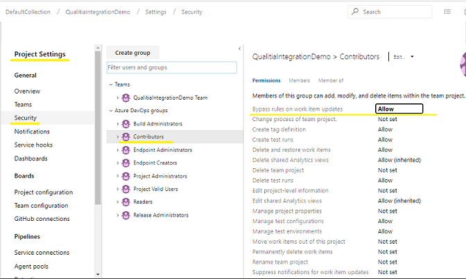 Prerequisites for Azure DevOps Integration